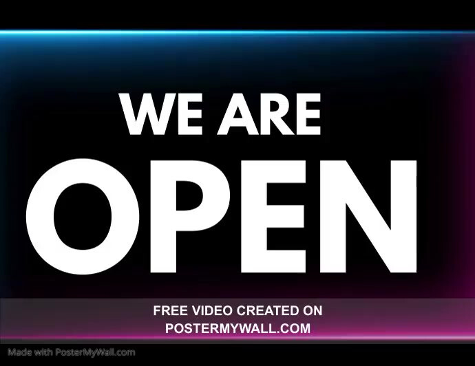 We are Open flyer Template | PosterMyWall