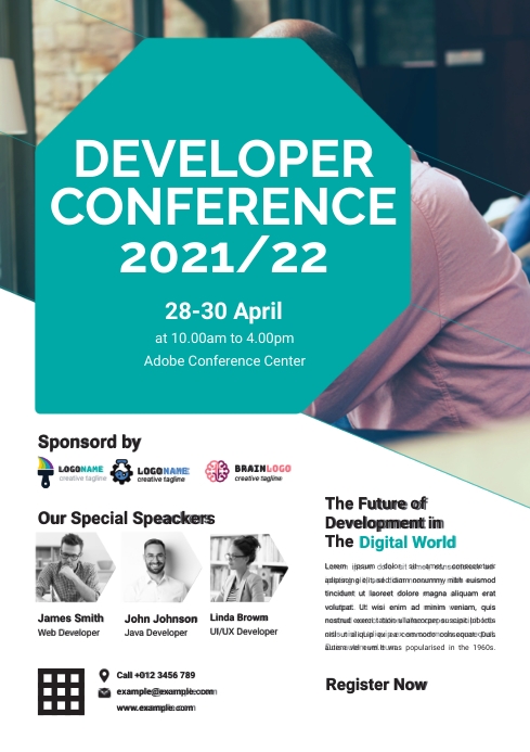 Business Flyer Template | Developer Flyer | PosterMyWall