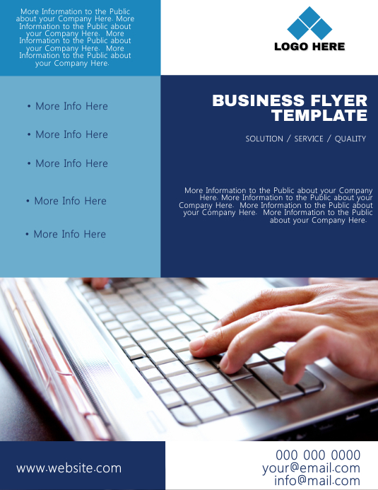 Brosur Templat Selebaran Bisnis | PosterMyWall