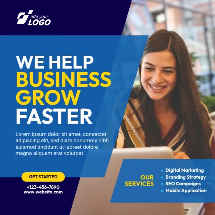 Plantilla de Business Grow Ad Template | PosterMyWall