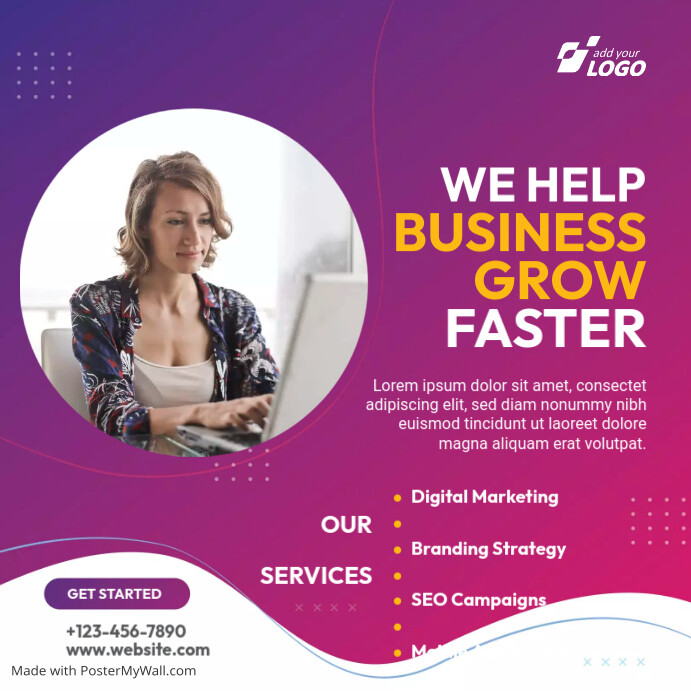 Plantilla de Business Grow Ad Template | PosterMyWall