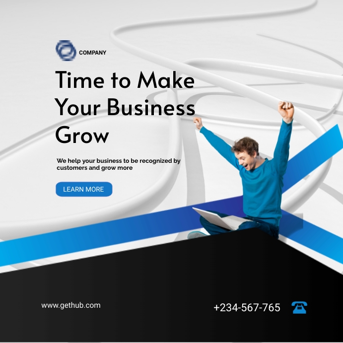 Business Grow Business promo instagram post Template | PosterMyWall