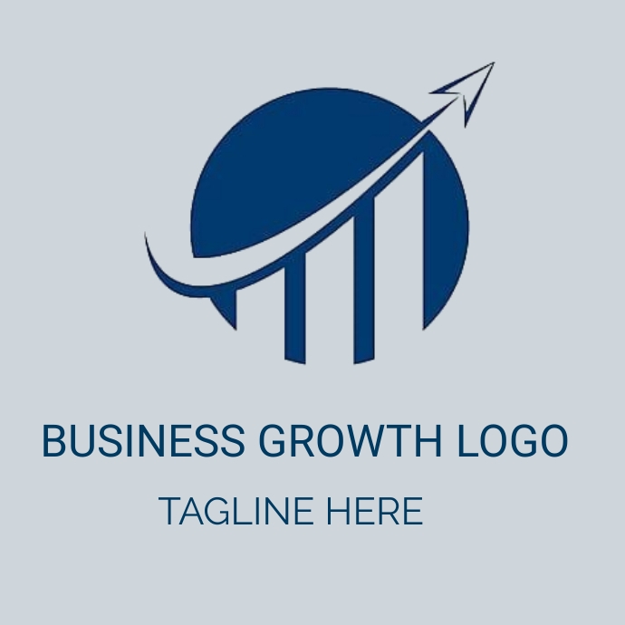business growth logo Template | PosterMyWall