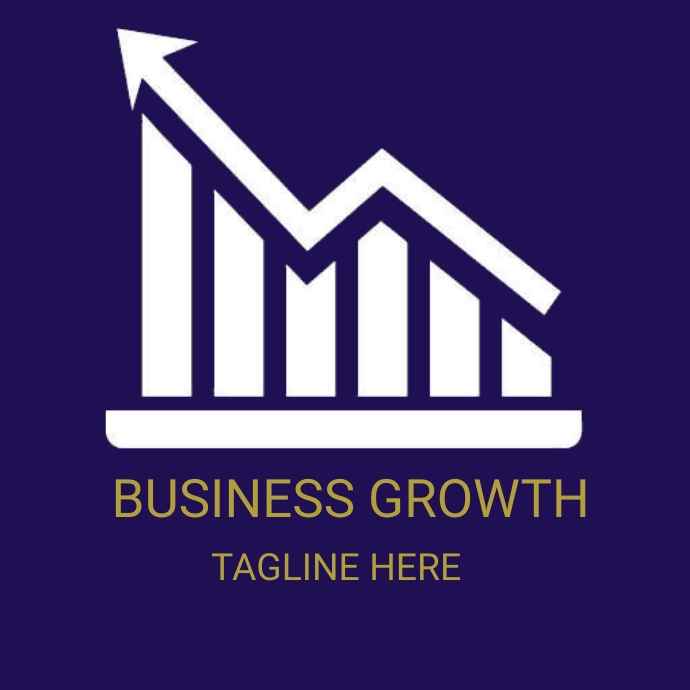 business growth logo Template | PosterMyWall