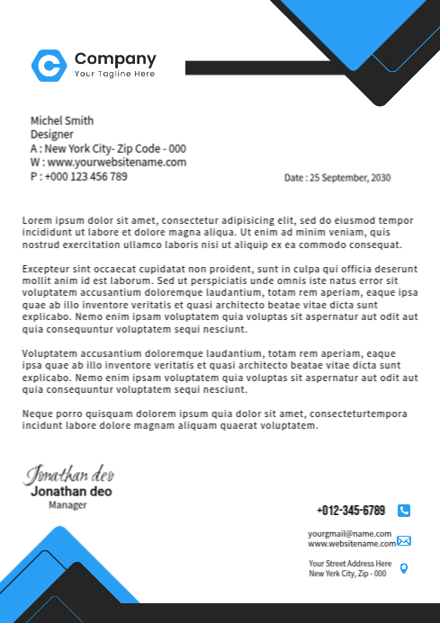 Plantilla de Business Header | PosterMyWall