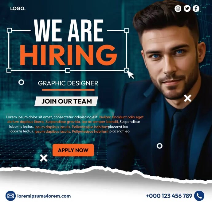 Business Hiring Service Template | PosterMyWall