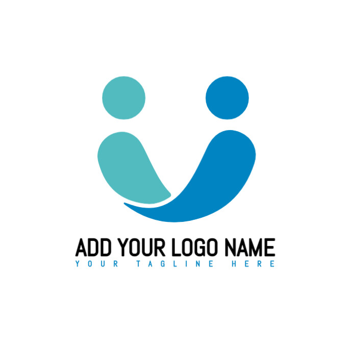 Business/icon/shape/corporate/clean/blue/partner/teamwork/unique/icon ...