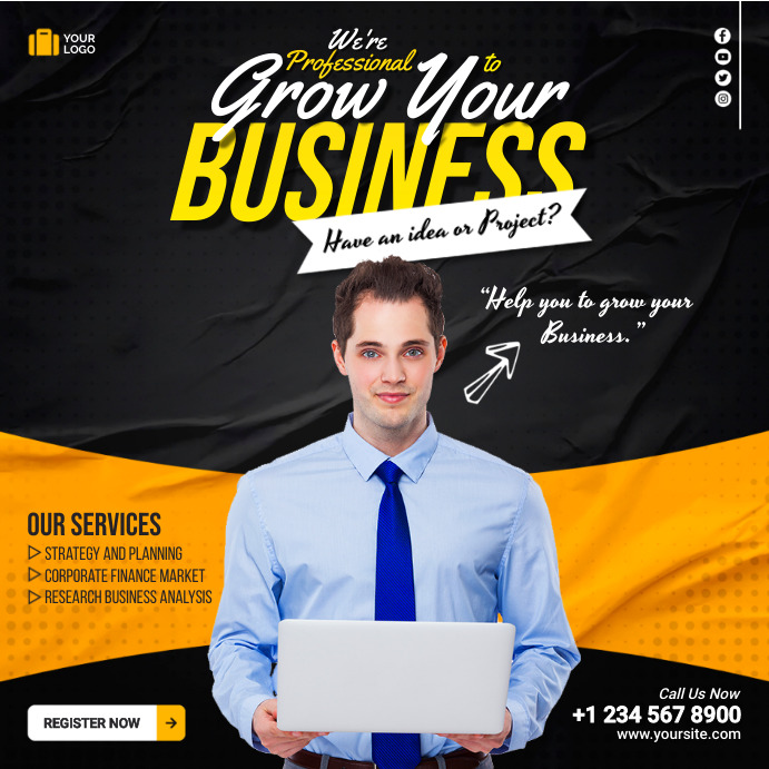 Business Idea service flyer Template | PosterMyWall