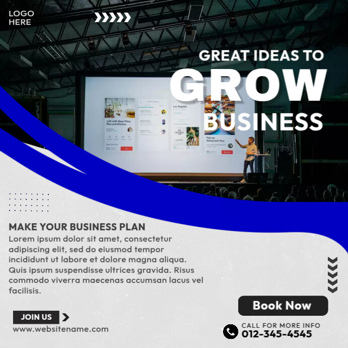 Business Ideas Template | PosterMyWall