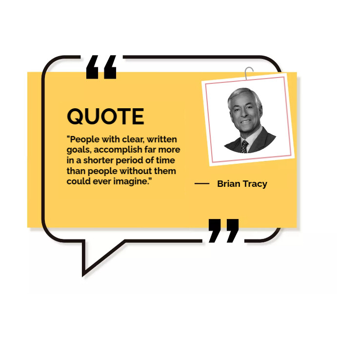 Inspirational Quote Business - Brain Tracy Template | PosterMyWall