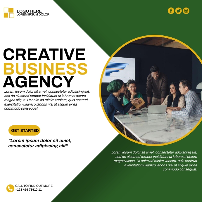 BUSINESS INSTA.E Template | PosterMyWall