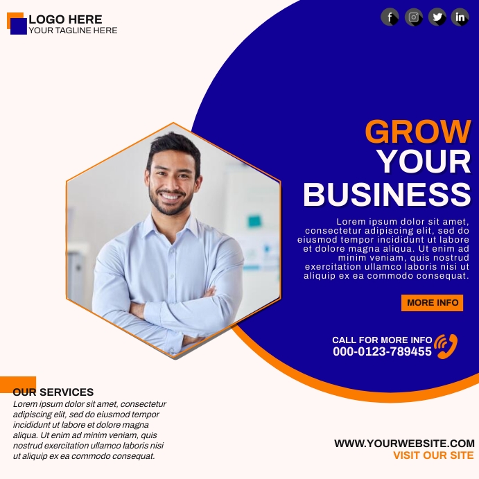 BUSINESS INSTA.E Template | PosterMyWall
