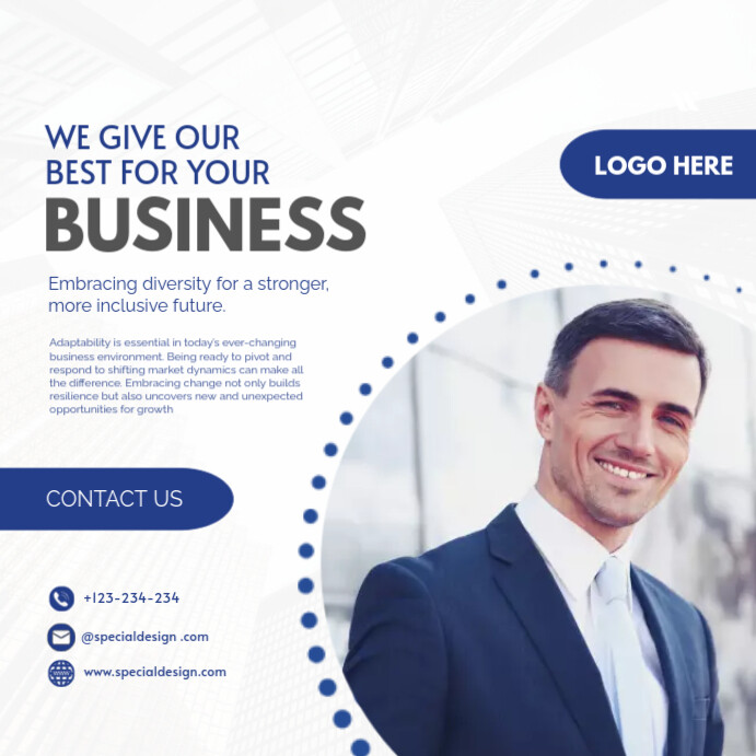 business instagram post Template | PosterMyWall