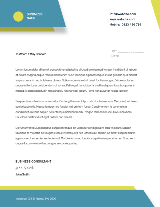 Copy of Business letterhead designs | PosterMyWall