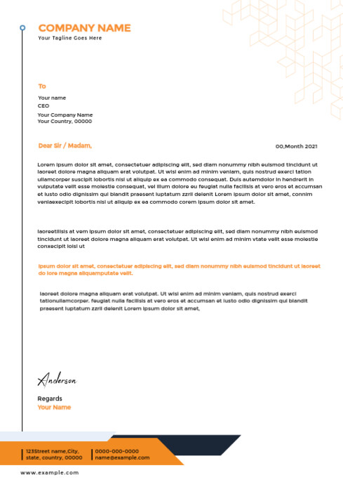 Copy of Business Letterhead Template | PosterMyWall