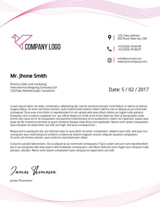 Business letterhead Template | PosterMyWall