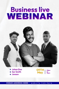 Business Talkshow Poster Ads Template | PosterMyWall