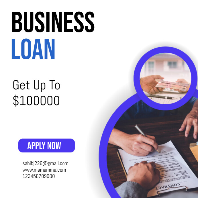 Plantilla de business loan | PosterMyWall