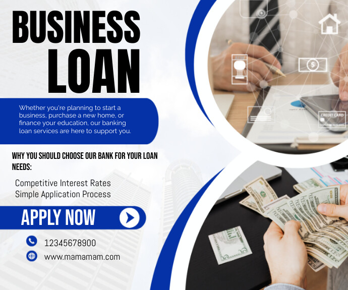 business loan Template | PosterMyWall