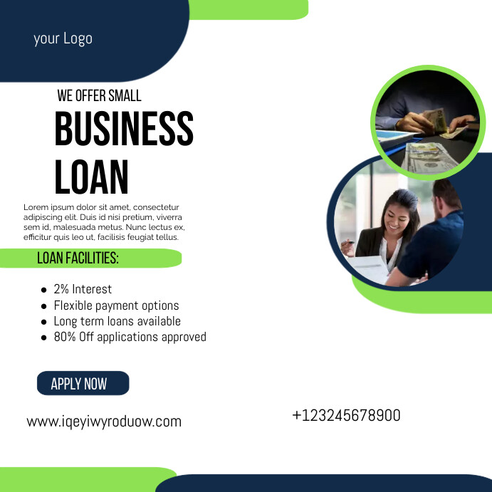 Copy of business loan | PosterMyWall