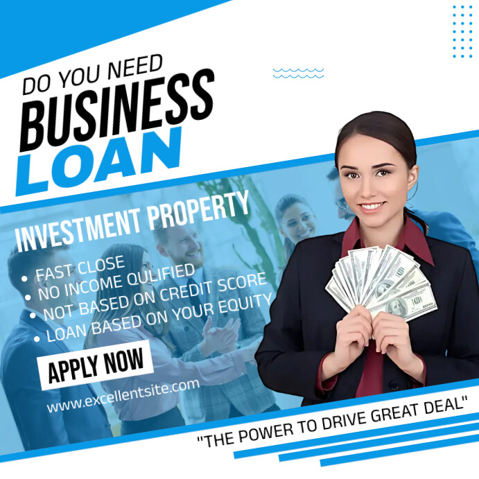 Business loan Template | PosterMyWall