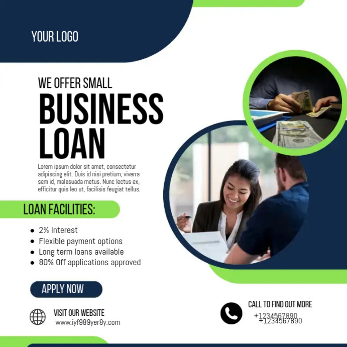 business loan Template | PosterMyWall