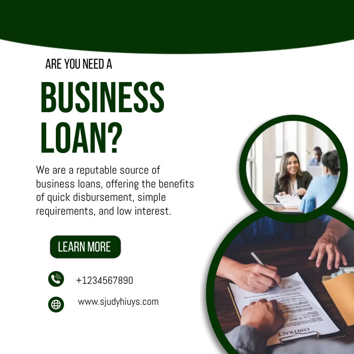 business loan Template | PosterMyWall