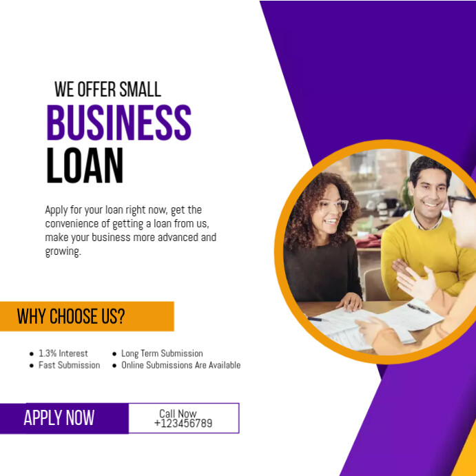 Copy of business loan | PosterMyWall