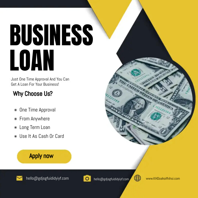 Business Loan Template | PosterMyWall