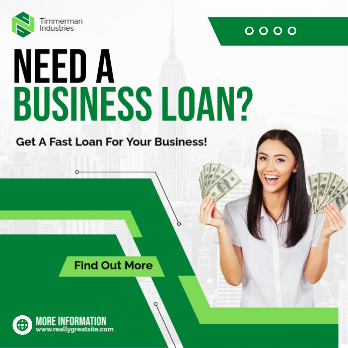 BUSINESS LOAN Template | PosterMyWall