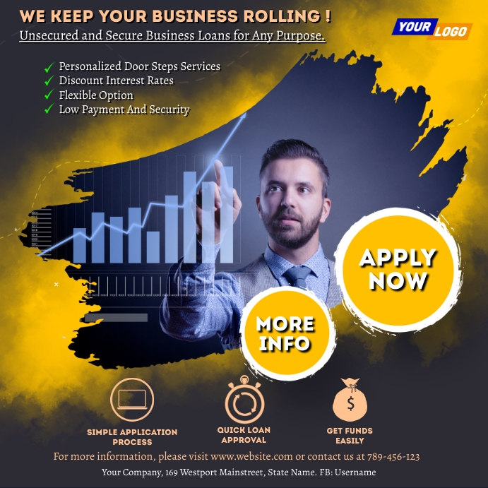 Copy of Business loan flyer design | PosterMyWall