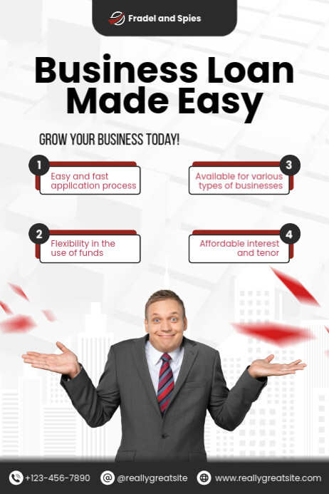 business loan services Template | PosterMyWall