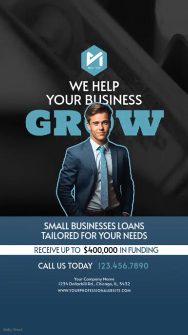Business Loans For Small Business Ad Template | PosterMyWall