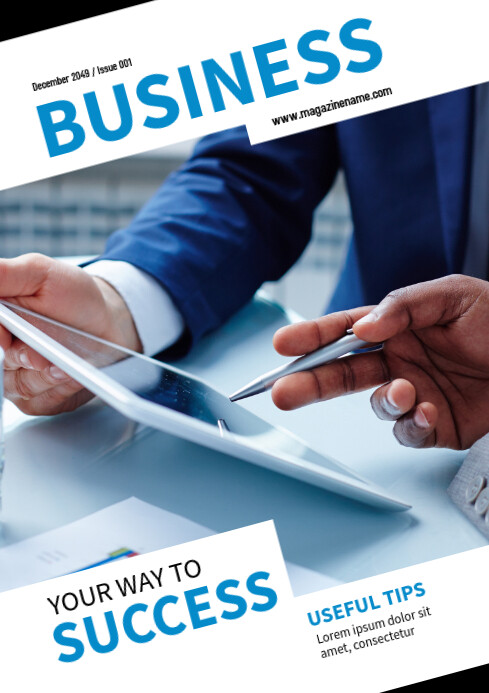 Business Magazine Cover Template | PosterMyWall