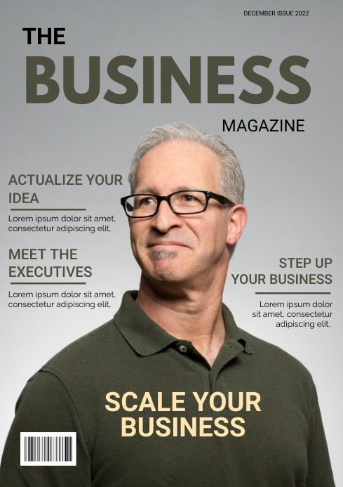 Business magazine Template | PosterMyWall