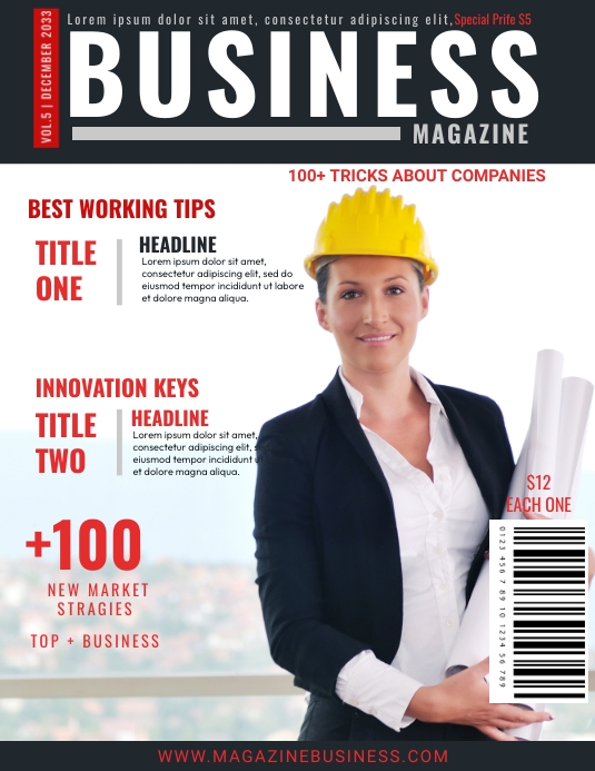 Business Magazine Flyer Template | PosterMyWall