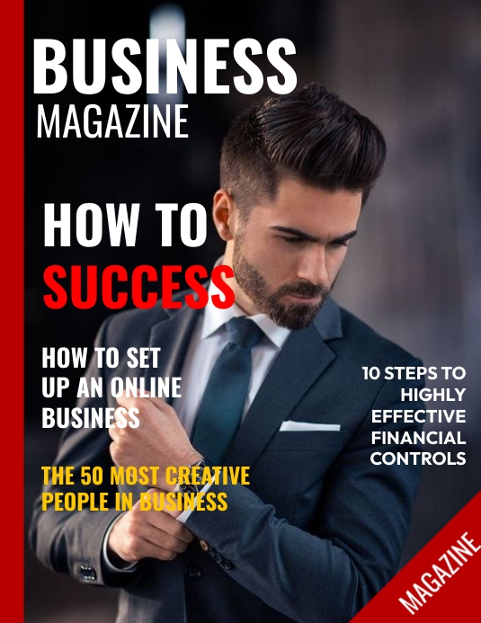 Copy of Business Magazine Template | PosterMyWall