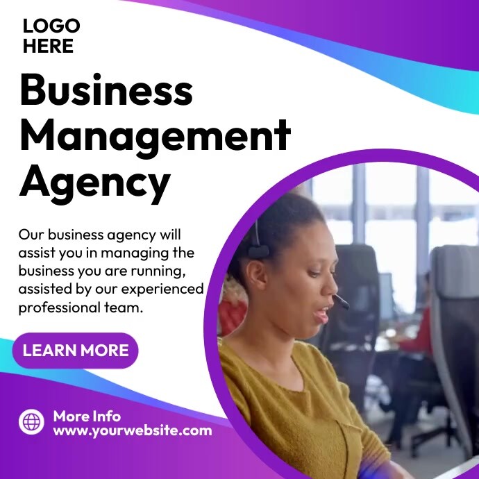 Copy of Business Management Agency | PosterMyWall