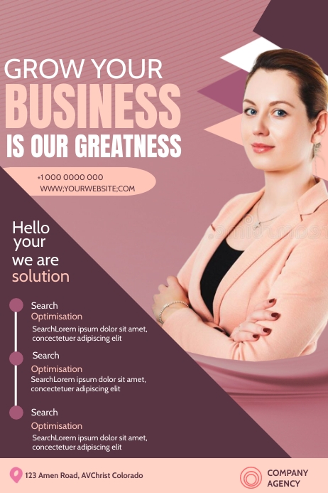 business management firm flyer template | PosterMyWall