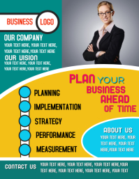 Business Management Planning Strategy Flyer Poster Template | PosterMyWall