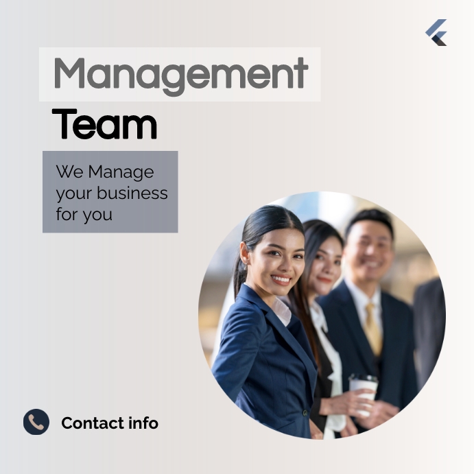 Business Management team future builder Template | PosterMyWall