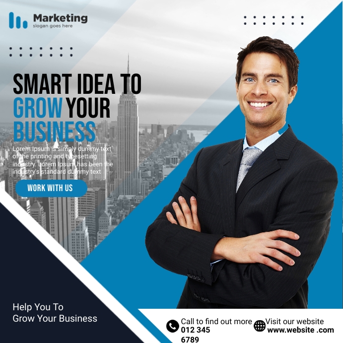 Business Marketing Ad Template | PosterMyWall