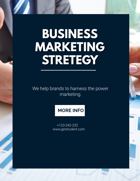 BUSINESS MARKETING STRETEGY FLYER Template | PosterMyWall
