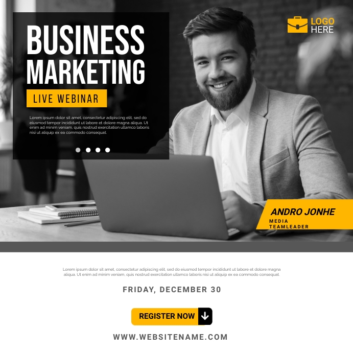 Business Marketing Template | PosterMyWall