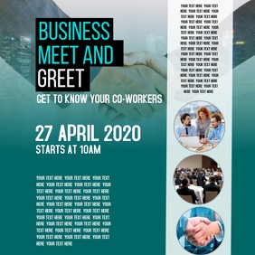 meet & greet Template | PosterMyWall