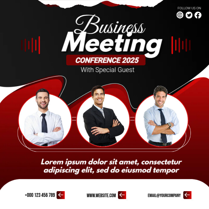 Copy of Business Meeting Ads | PosterMyWall