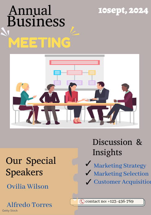 Plantilla de Business meeting | PosterMyWall