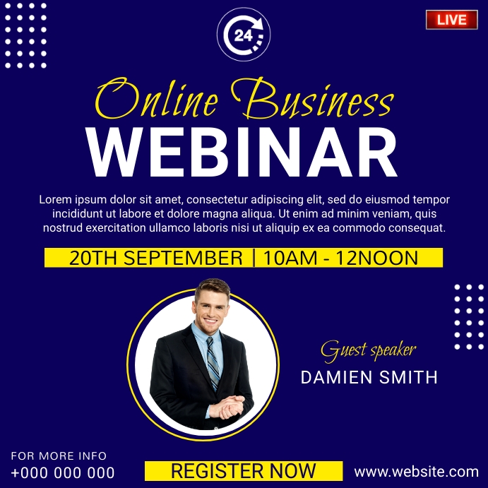 Business meeting Template | PosterMyWall