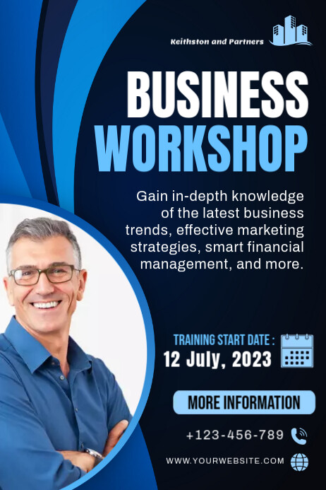 Plantilla de BUSINESS MEETING | PosterMyWall