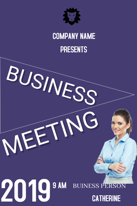 Business Meeting Template | PosterMyWall